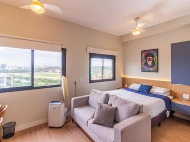 Studio para alugar com 24m², 1 quarto e sem vaga