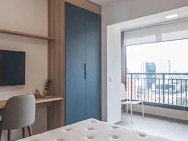 Studio para alugar com 25m², 1 quarto e sem vaga