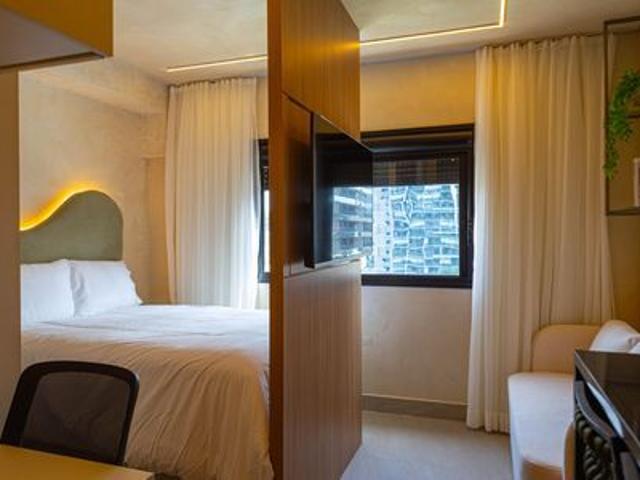 Studio para alugar com 25m², 1 quarto e 1 vaga