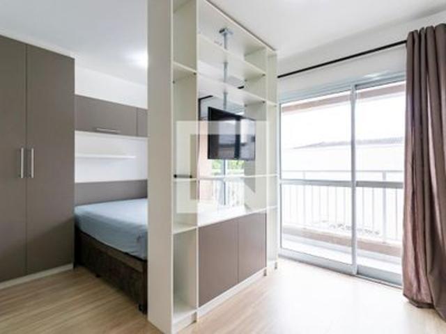 Studio para alugar com 26m², 1 quarto e sem vaga