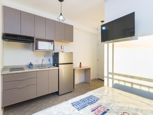 Studio para alugar com 26m², 1 quarto e sem vaga