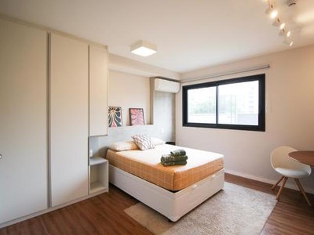 Studio para alugar com 26m², 1 quarto e sem vaga