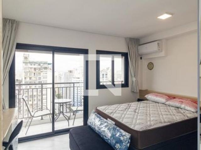 Studio para alugar com 26m², 1 quarto e sem vaga