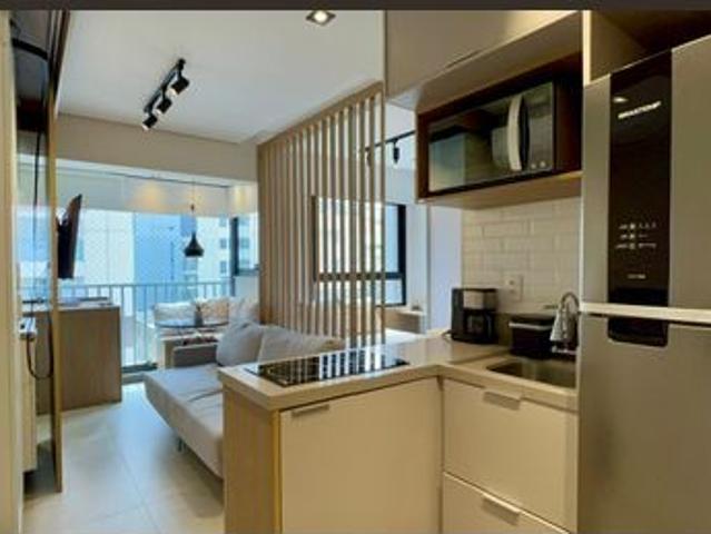 Studio para alugar com 26m², 1 quarto e sem vaga
