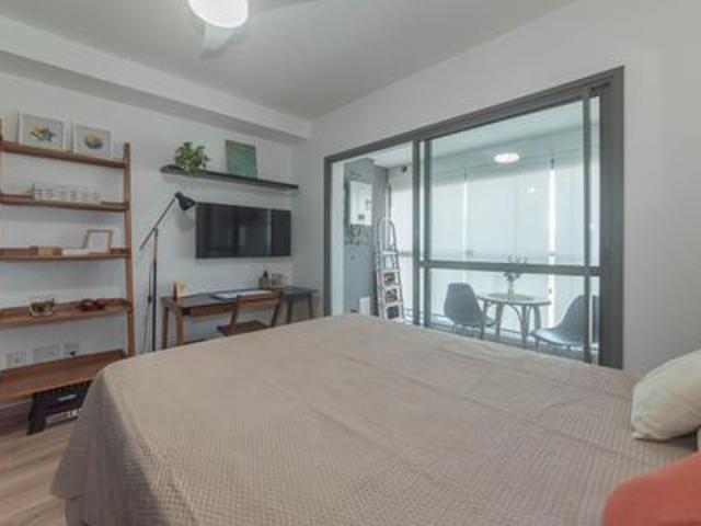 Studio para alugar com 26m², 1 quarto e sem vaga