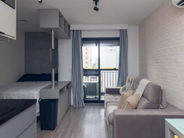 Studio para alugar com 26m², 1 quarto e sem vaga