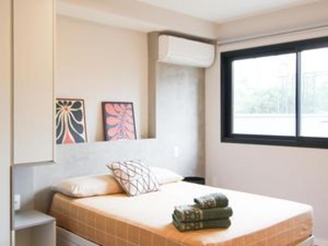 Studio para alugar com 26m², 1 quarto e sem vaga