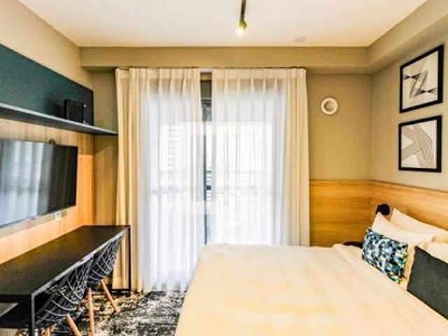 Studio para alugar com 26m², 1 quarto e sem vaga
