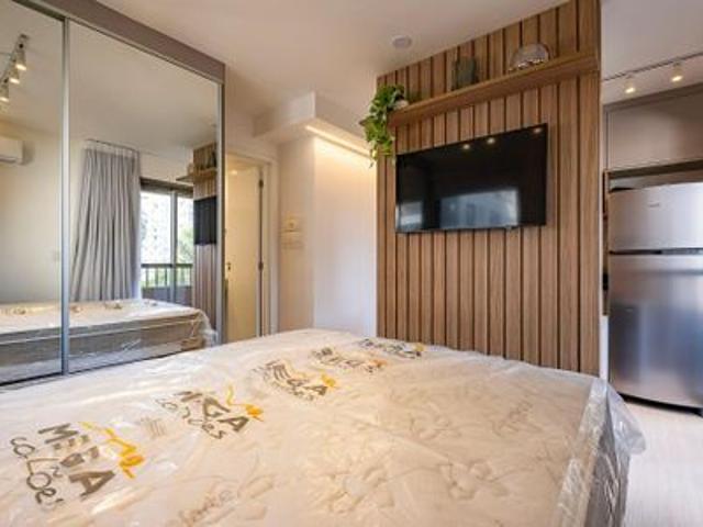 Studio para alugar com 26m², 1 quarto e sem vaga