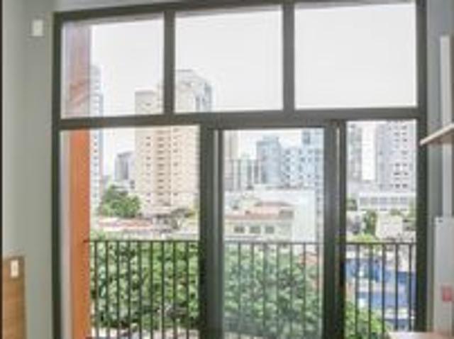 Studio para alugar com 26m², 1 quarto e sem vaga