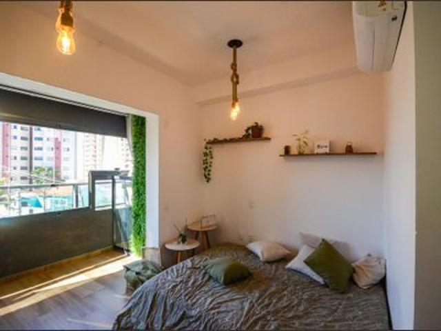 Studio para alugar com 26m², 1 quarto e sem vaga