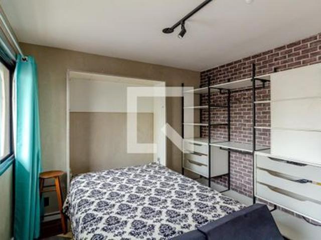 Studio para alugar com 26m², 1 quarto e sem vaga