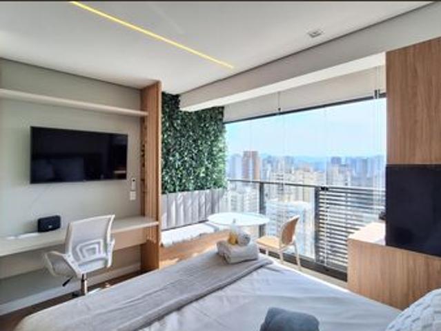 Studio para alugar com 27m², 1 quarto e sem vaga