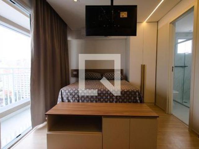 Studio para alugar com 27m², 1 quarto e sem vaga