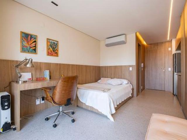 Studio para alugar com 27m², 1 quarto e sem vaga