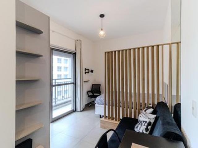 Studio para alugar com 27m², 1 quarto e sem vaga