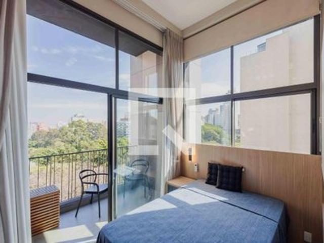 Studio para alugar com 27m², 1 quarto e sem vaga