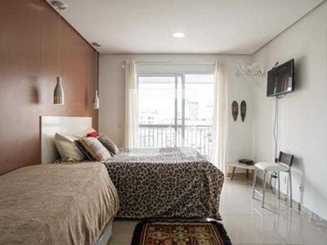 Studio para alugar com 28m², 1 quarto e sem vaga