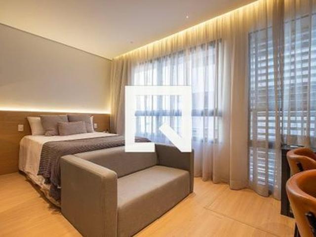 Studio para alugar com 28m², 1 quarto e sem vaga