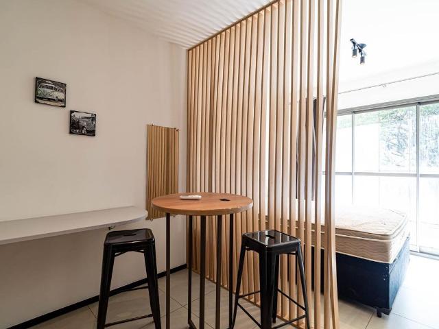Studio para alugar com 28m², 1 quarto e sem vaga