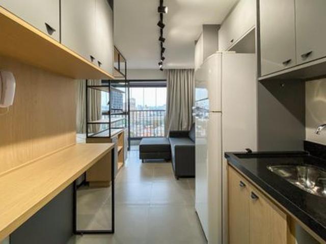 Studio para alugar com 28m², 1 quarto e sem vaga