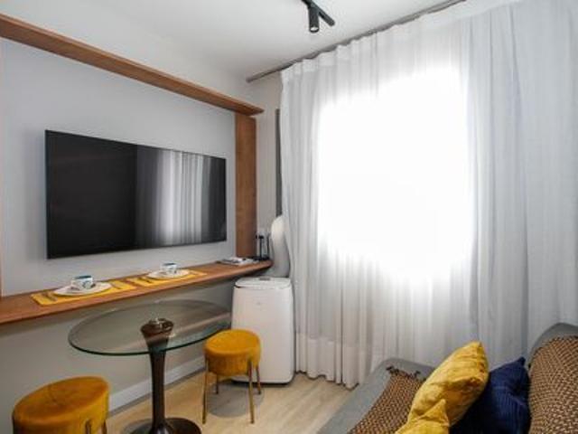 Studio para alugar com 28m², 1 quarto e sem vaga