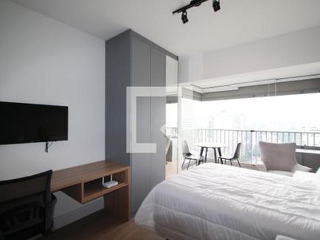 Studio para alugar com 28m², 1 quarto e sem vaga