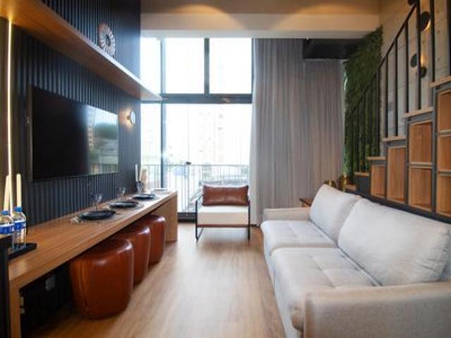 Studio para alugar com 28m², 1 quarto e sem vaga