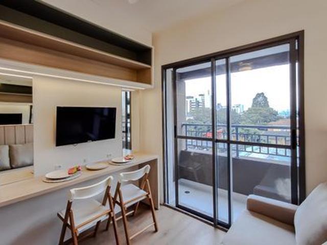 Studio para alugar com 29m², 1 quarto e sem vaga