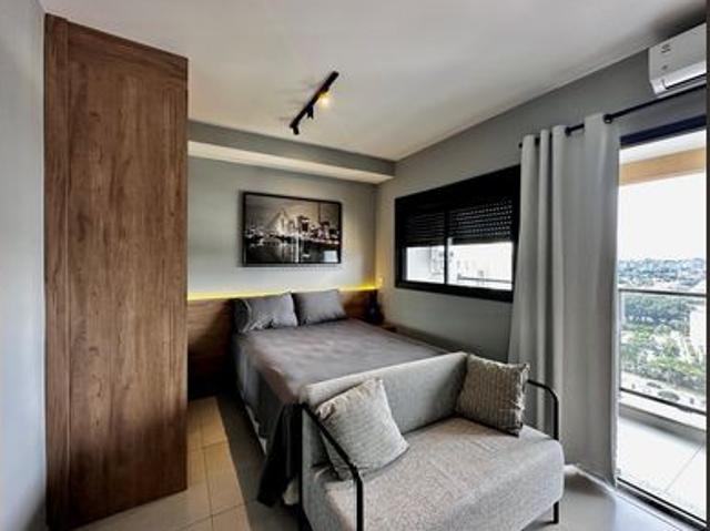 Studio para alugar com 29m², 1 quarto e 1 vaga
