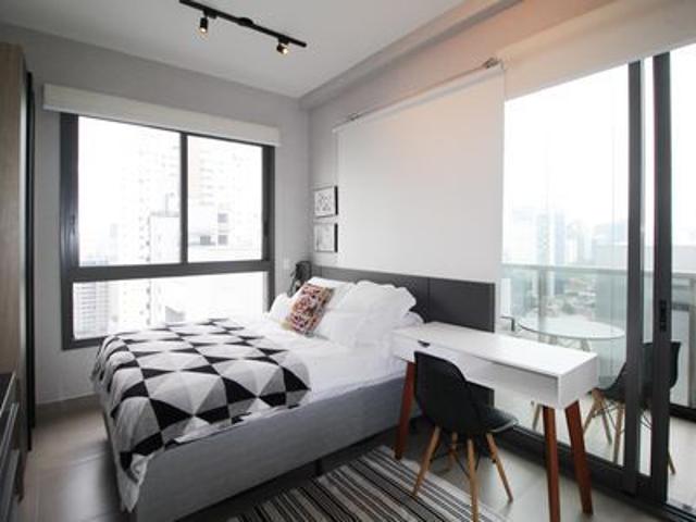 Studio para alugar com 29m², 1 quarto e 1 vaga