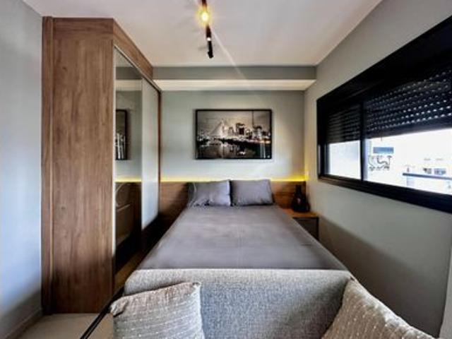 Studio para alugar com 29m², 1 quarto e 1 vaga