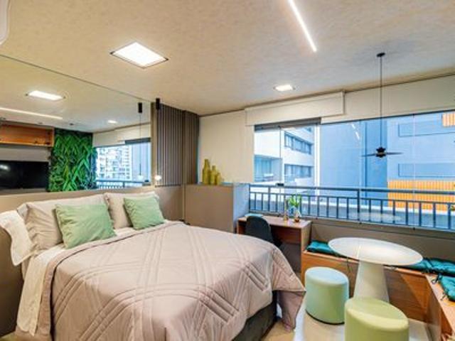 Studio para alugar com 22m², 1 quarto e sem vaga