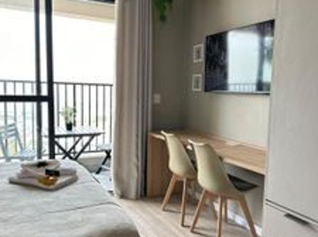 Studio para alugar com 23m², 1 quarto e 1 vaga