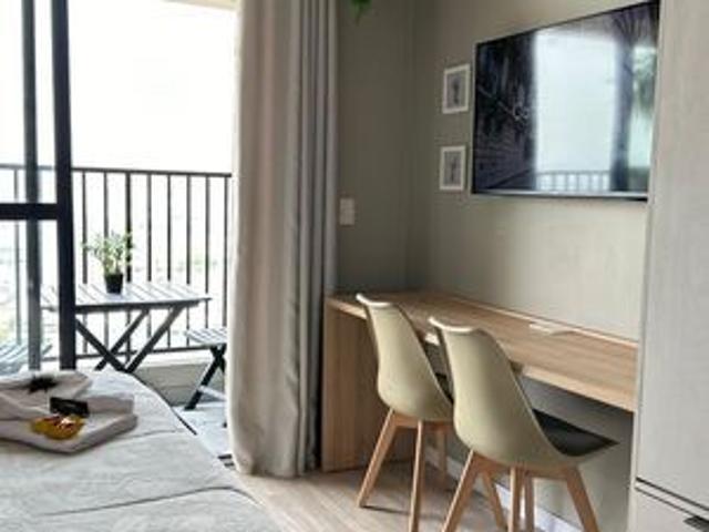 Studio para alugar com 23m², 1 quarto e 1 vaga