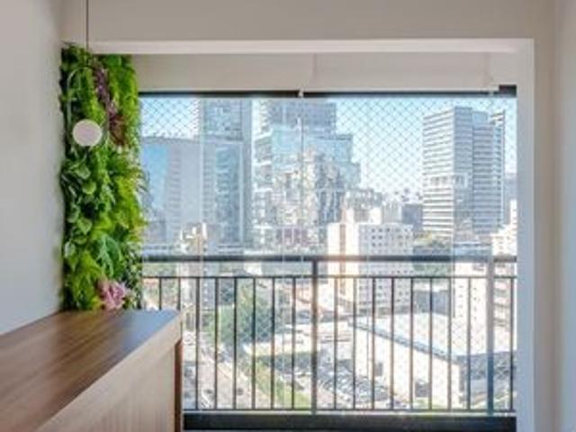 Studio para alugar com 34m², 1 quarto e 1 vaga