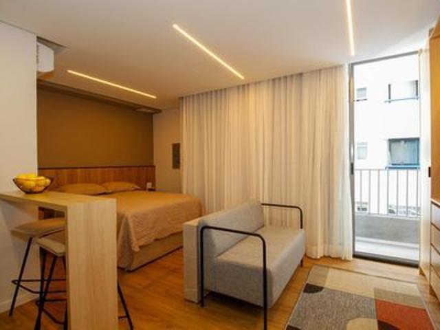 Studio para alugar com 35m², 1 quarto e sem vaga