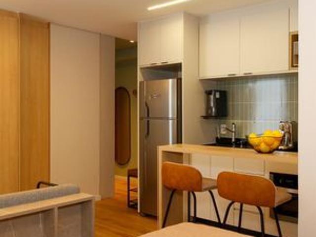 Studio para alugar com 35m², 1 quarto e sem vaga
