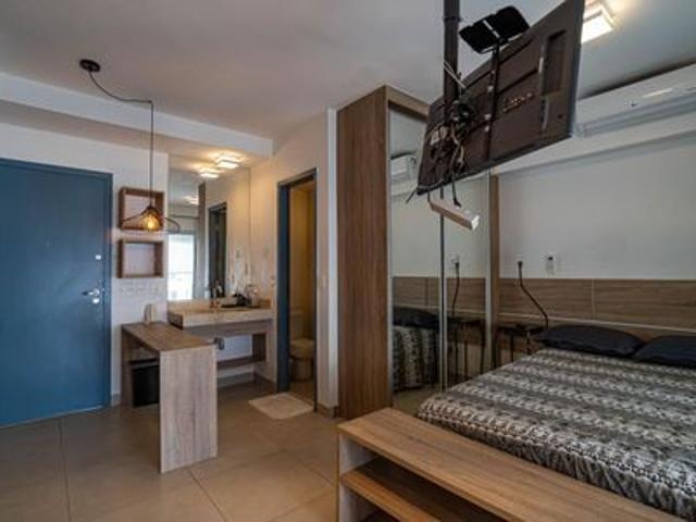 Studio para alugar com 35m², 1 quarto e 1 vaga