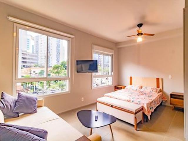 Studio para alugar com 32m², 1 quarto e sem vaga