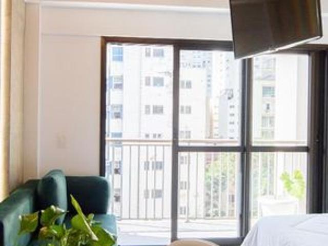 Studio para alugar com 32m², 1 quarto e sem vaga