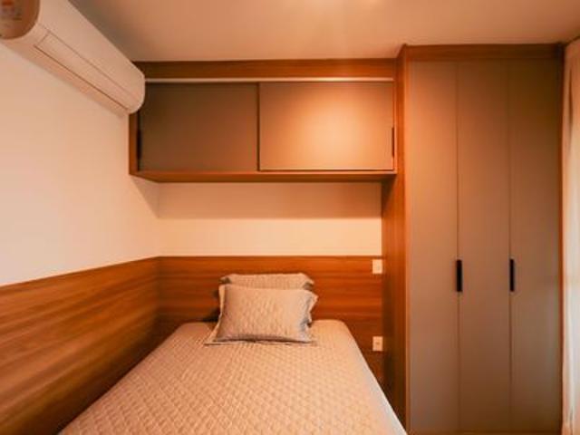 Studio para alugar com 32m², 1 quarto e 1 vaga