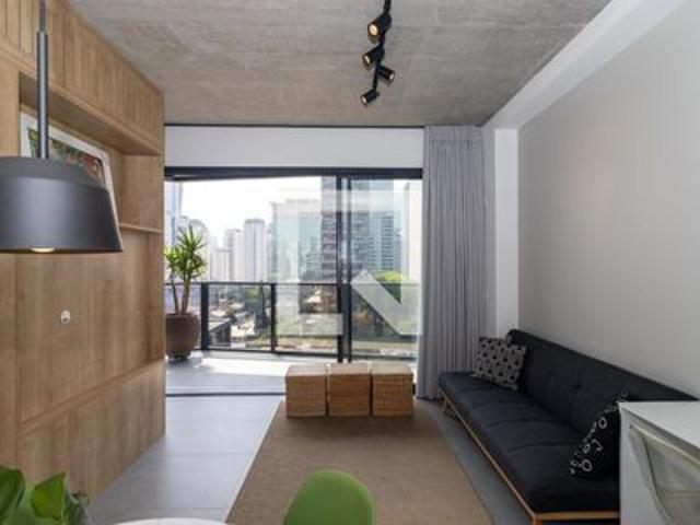 Studio para alugar com 45m², 1 quarto e 1 vaga