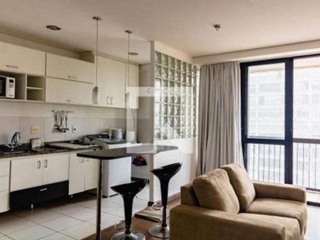 Studio para alugar com 42m², 1 quarto e 1 vaga