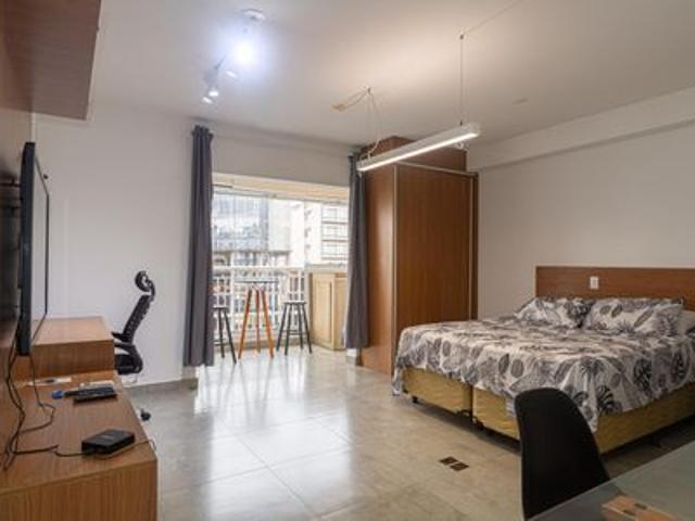 Studio para alugar com 42m², 1 quarto e 1 vaga