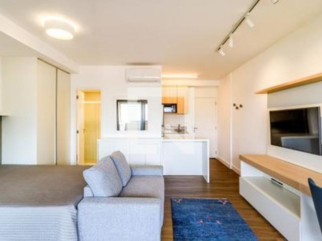 Studio para alugar com 42m², 1 quarto e 1 vaga