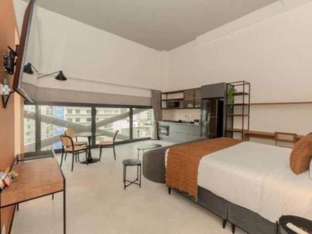 Studio para alugar com 43m², 1 quarto e sem vaga
