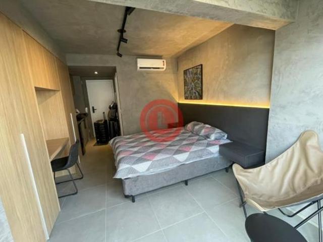 Studio para locação ou venda na Consolação SP: 1 quarto, 1 suíte, 1 sala e 1 banheiro em São Paulo S