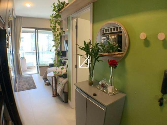 Studio Pronto para Morar, Para Venda e Locação, 27m² Moema