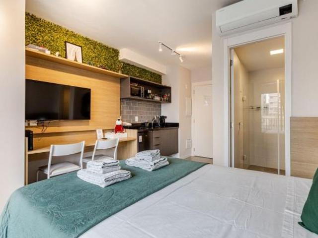 Studio R2V mobiliado em Pinheiros | 24m² no Ventura Pinheiros | Ideal para investidores